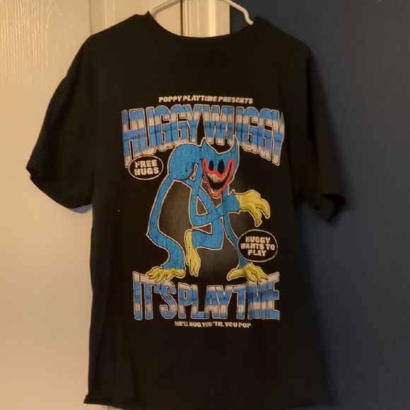 MAD Engine | Shirts | Mad Engine Black And Blue Huggy Wuggy Kids Tshirt ...